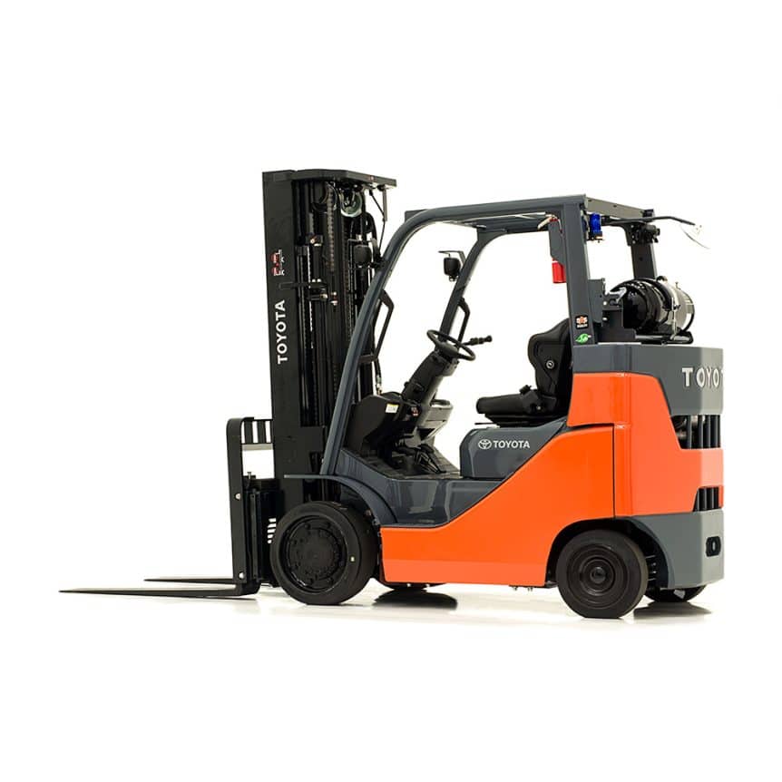 8-12K ENGINE POWERED BOX CAR SPECIAL FORKLIFT WITH CUSHION TIRES - LTCenter